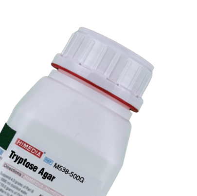 Tryptose Agar (Agar Triptosa) 500 g HiMEDIA M538 - Grupo Didacta