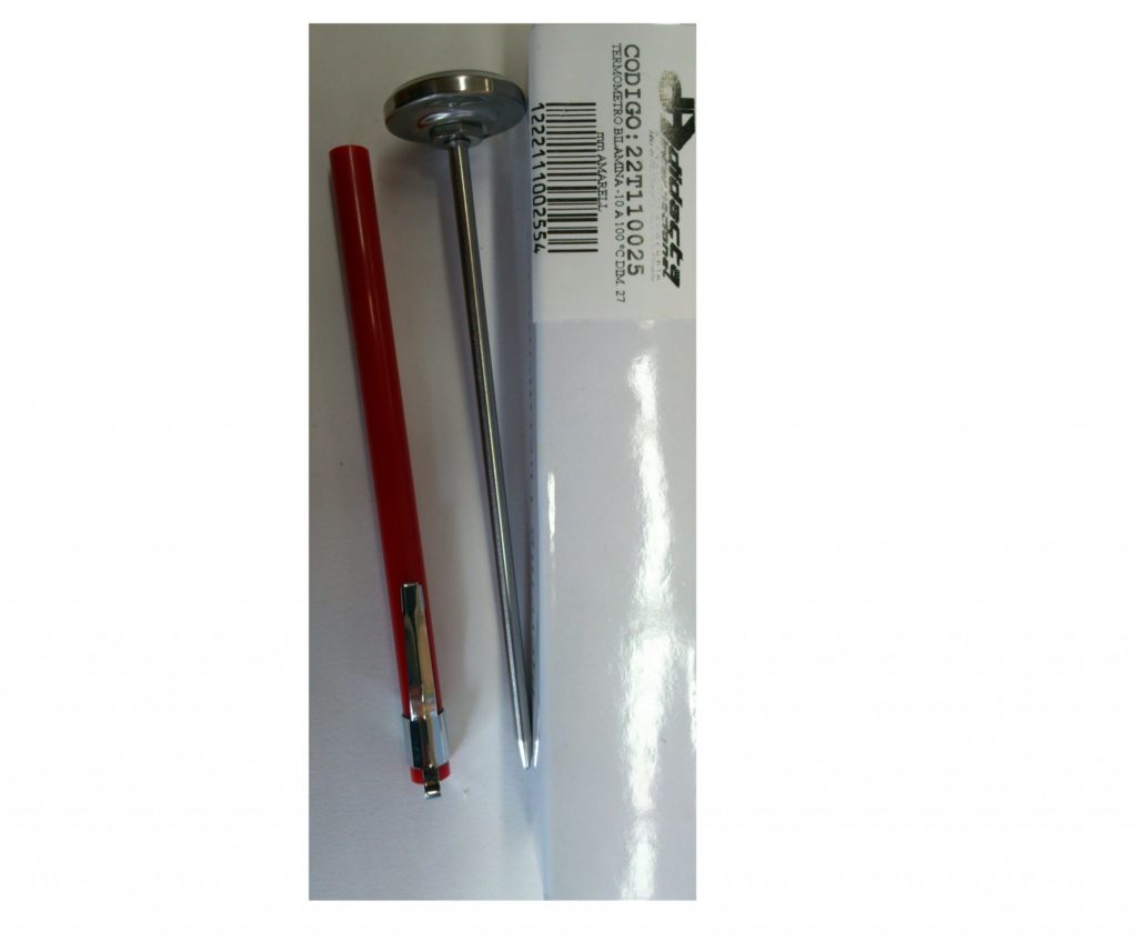 Termómetro bilámina rango -10 a 100 °C AMARELL LF105652 - Grupo Didacta