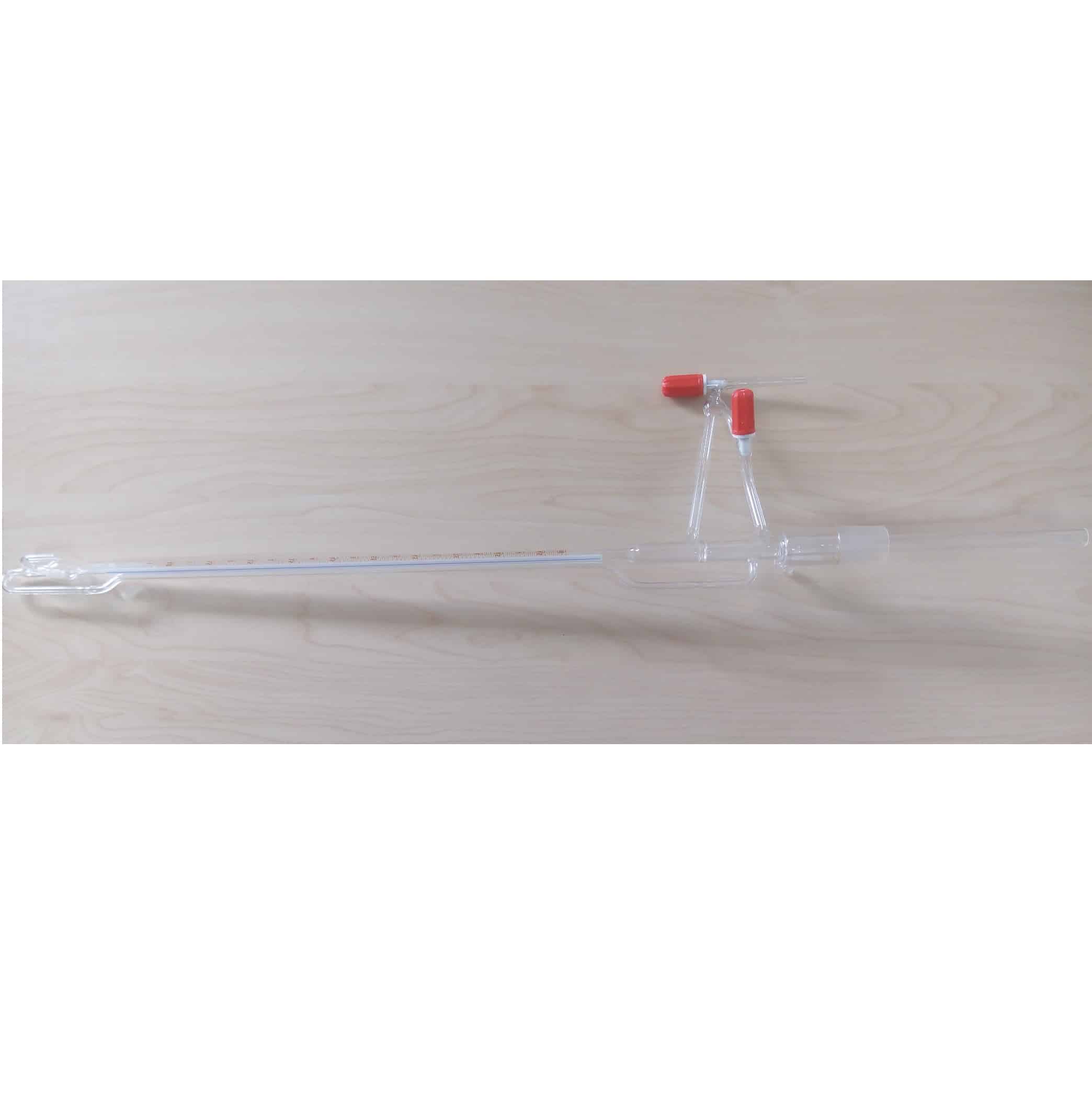 Bureta automática transparente, con certificado de lote, 50 ml ± 0.1 ml ...