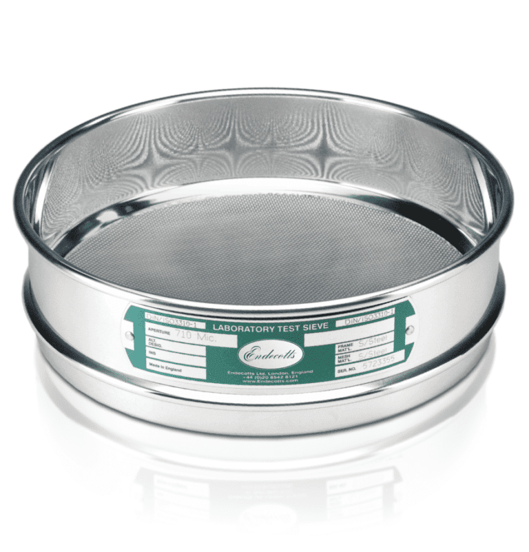 Tamiz ASTM No 8 AC. INOX (SS) 8" x 2" MALLA INOX ENDECOTTS - Grupo Didacta
