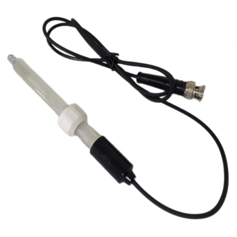 Electrodo combinado cuerpo de vidrio (pH 2 - 14; 0 - 80 ºC) TRANS ...